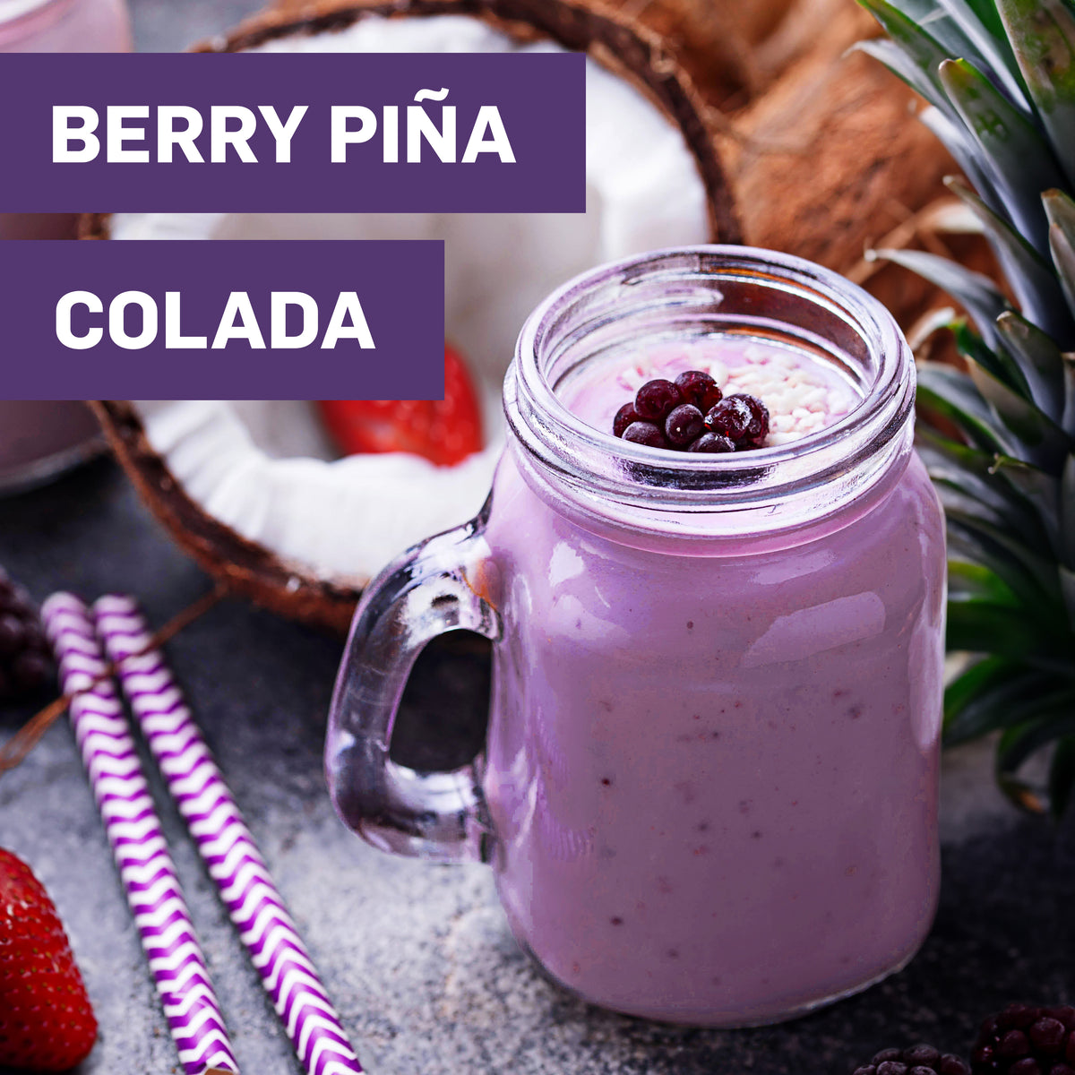 Focus Smoothie Recipe: Berry Piña Colada – Ruvi